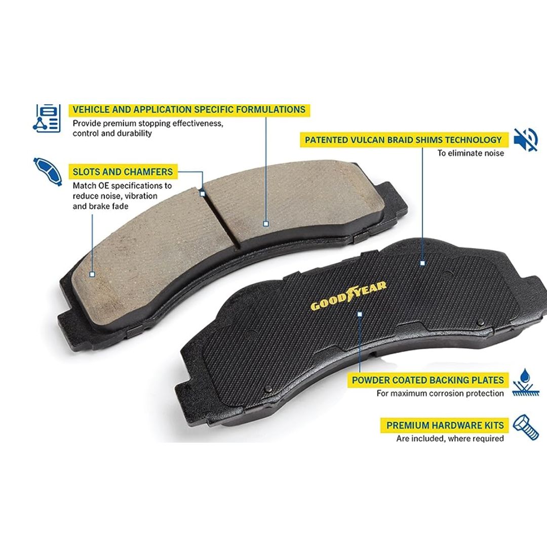 Chrysler 300 Brake Pads: Goodyear Brakes - Goodyear Brakes